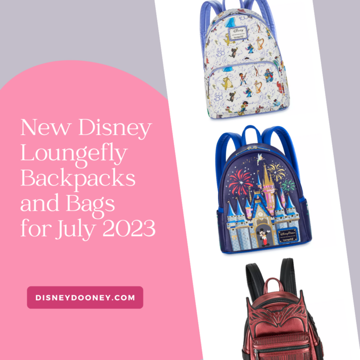 New Disney Loungefly Backpacks and Bags for July 2023 - Disney Dooney ...