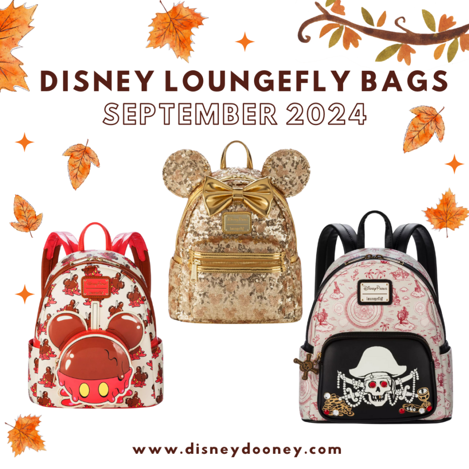 New Disney Loungefly Backpacks and Bags for September 2024 - Disney ...
